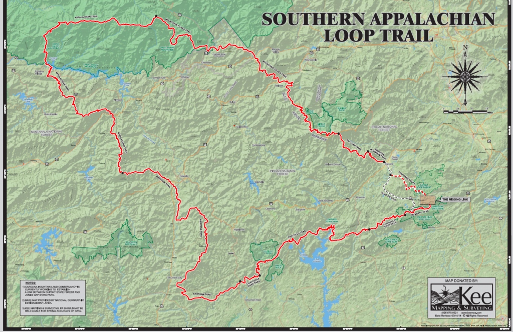 Connecting the Dots of the Southern Appalachian Loop Trail