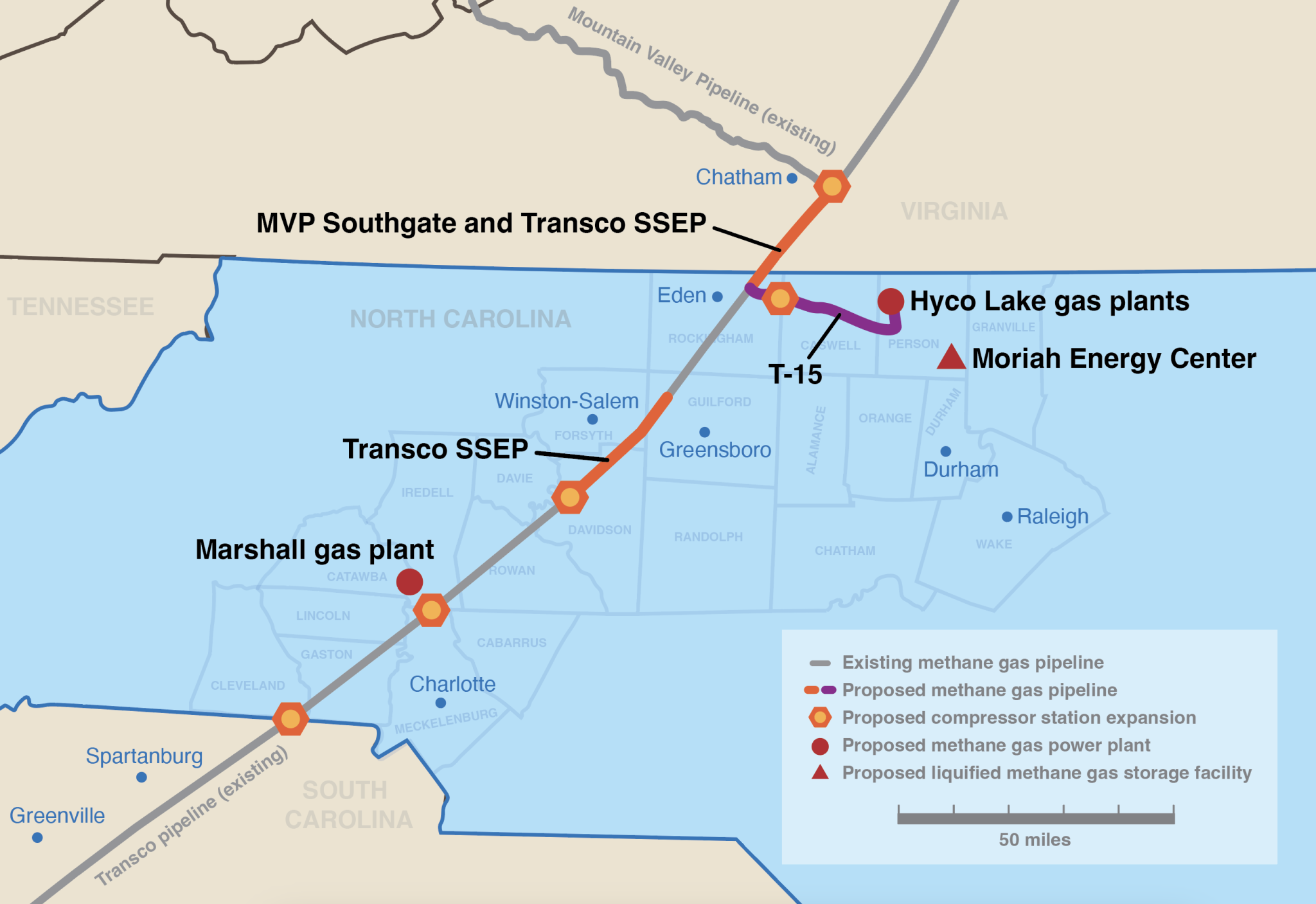 North Carolina utilities spending billions on methane gas | Appalachian ...